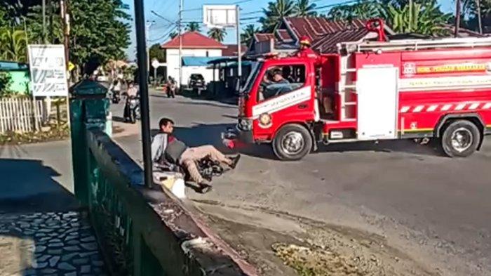 Damkar Bone Bolango Gorontalo Klarifikasi Insiden Tabrakan dengan ...