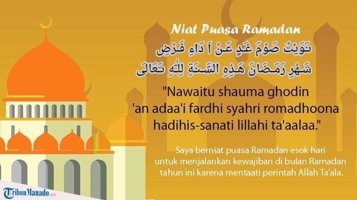 Doa Niat Puasa Ramadan Lengkap dengan Rukun dan Syarat Sah Berpuasa ...