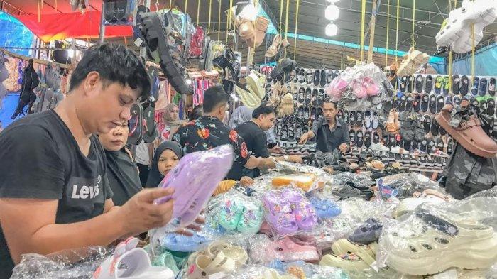 Pasar Senggol Gorontalo Mulai Ramai Pengunjung, Pedagang Bersyukur - Tribun Gorontalo