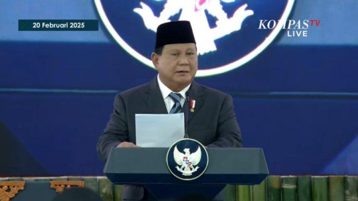 Isi Lengkap Pidato Presiden Prabowo Subianto saat Melantik 961 Kepala ...