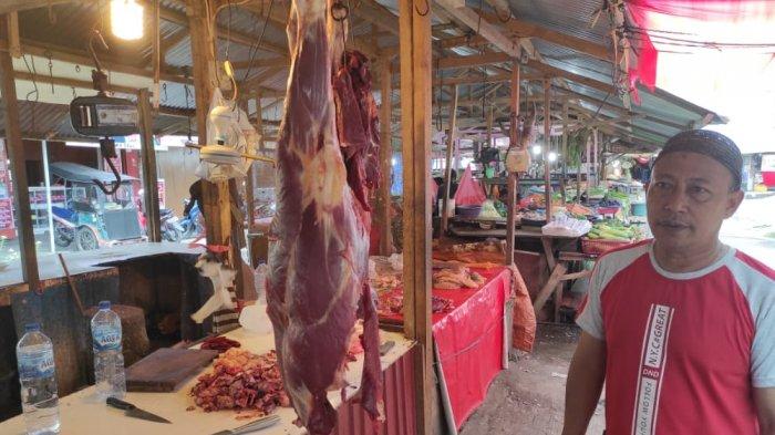 Daging Sapi di Pasar Sentral Tak Laku, Ini Penyebabnya - Tribun Gorontalo