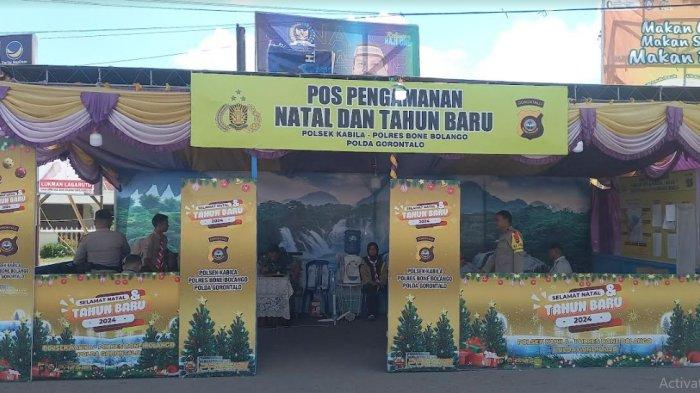 Polres Bone Bolango Libatkan Saka Bhayangkara di Pos Pengamanan Natal dan Tahun Baru - Tribun ...