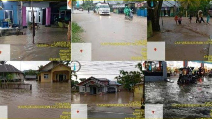 Daftar Wilayah Kabupaten Gorontalo Terdampak Banjir, 2.827 Warga Jadi Korban - Tribun Gorontalo