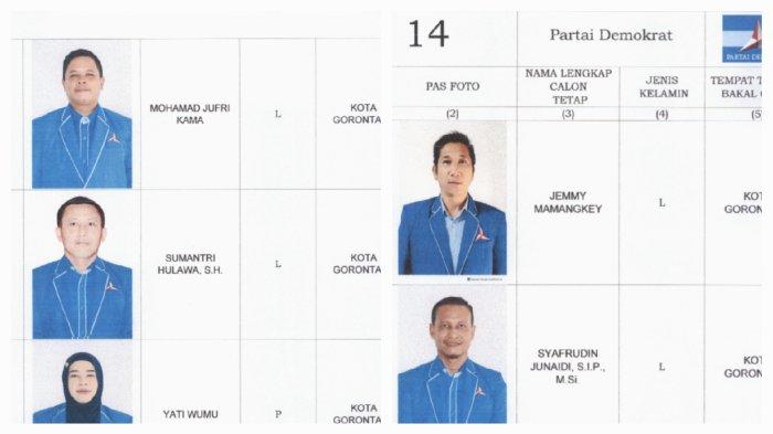 Daftar 27 Caleg Demokrat untuk DPRD Kota Gorontalo - Tribun Gorontalo
