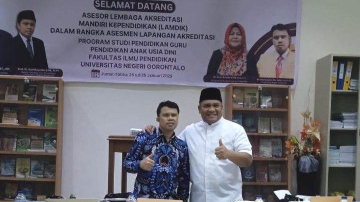 Rektor UNG Eduart Wolok Dukung Penuh untuk Akreditasi Unggul Prodi PG ...