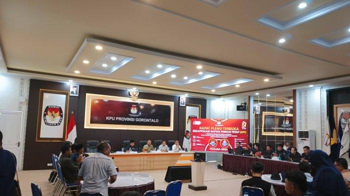 KPU Gorontalo Tetapkan DPT Pilkada 2024, Total 884.080 Pemilih - Tribun Gorontalo