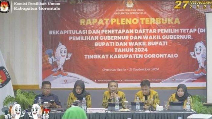 KPU Kabupaten Gorontalo Umumkan Daftar Pemilih Tetap Pilkada 2024 - Tribun Gorontalo