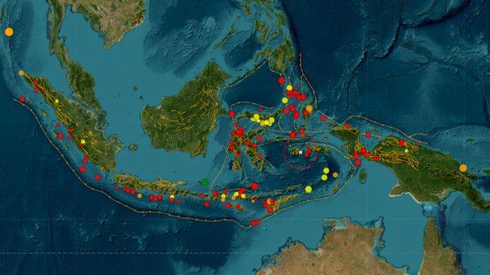Gempa Bumi di 4 Provinsi pada Rabu 2 Agustus 2023, Kedalaman Rata-rata Magnitudo 3 - Tribun ...