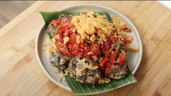 Buntut Goreng Kremes Balado, Lauk Gurih Pedas - Tribun Gorontalo