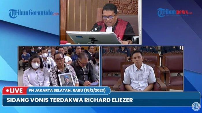 Richard Eliezer, Divonis 1 Tahun 6 Bulan Penjara, 6 Poin Ini yang Ringankan Hukuman Bharada E ...
