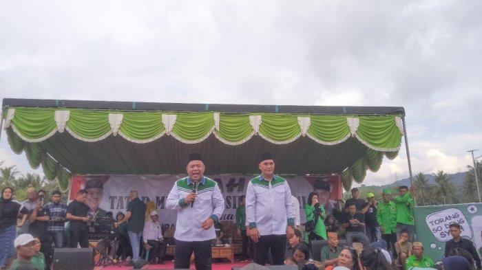 Calon Bupati Gorontalo Syam Ase dan Cawabup Sohidin Kampanye Dialogis ...