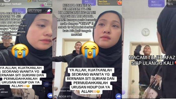 Tragis! Selebgram Ditalak Cerai Suami Live TikTok, Tangisnya Pecah - Tribun Gorontalo