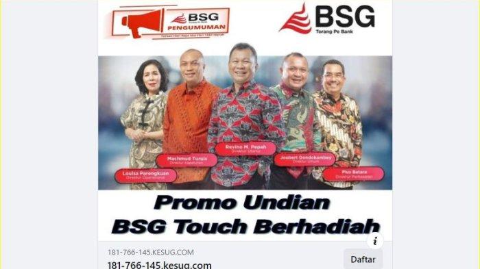 Cek Fakta: Benarkah Ada Promo Undian Berhadiah dari Bank SulutGo ...
