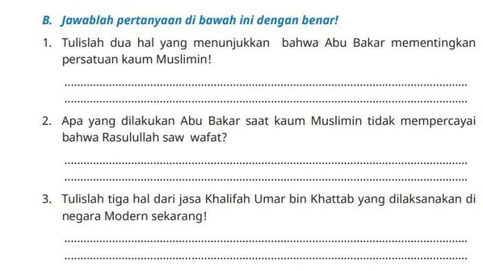 Kunci Jawaban PAI Kelas 6 Halaman 98 Kurikulum Merdeka: Uji Capaian Pembelajaran, Soal Esai ...