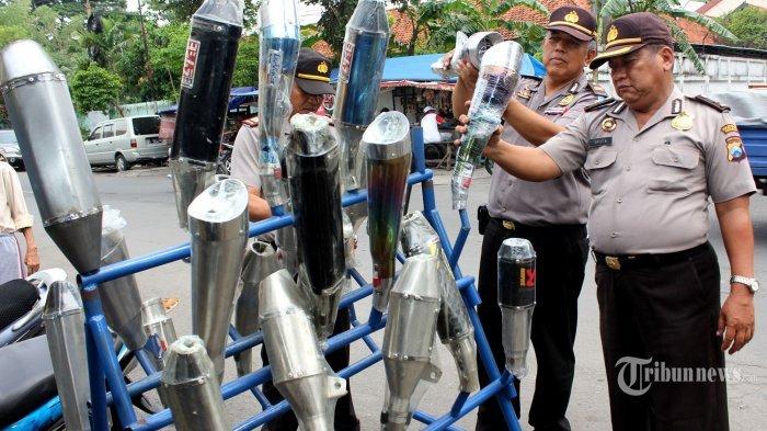 Knalpot Brong Jadi Sasaran Razia Polisi Serentak se-Indonesia, Segini Dendanya jika Kena Tilang ...