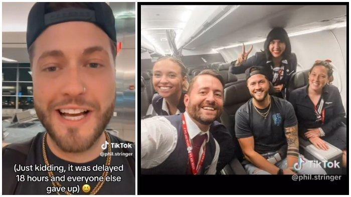 Setelah 18 Jam Penerbangan Ditunda, Beruntung Pria AS Ini Menjadi ...