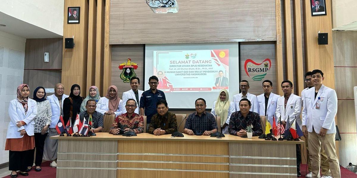 Direktur Utama BPJS Kesehatan Prof. Dr. Ali Ghufron Mukti Kunjungi RSGMP Unhas: Apresiasi ...