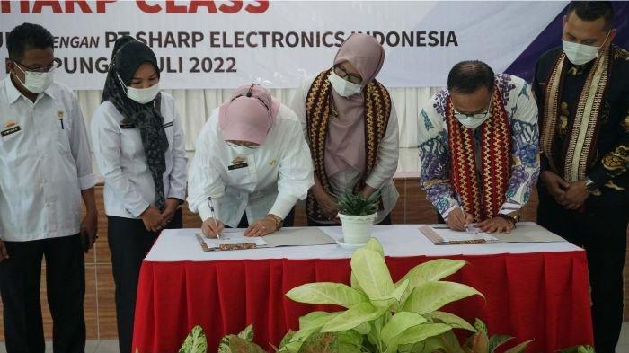 Sharp Kembali Dukung Peningkatan Kompetensi Siswa SMK Melalui Program Sharp Class - Tribunjabar.id