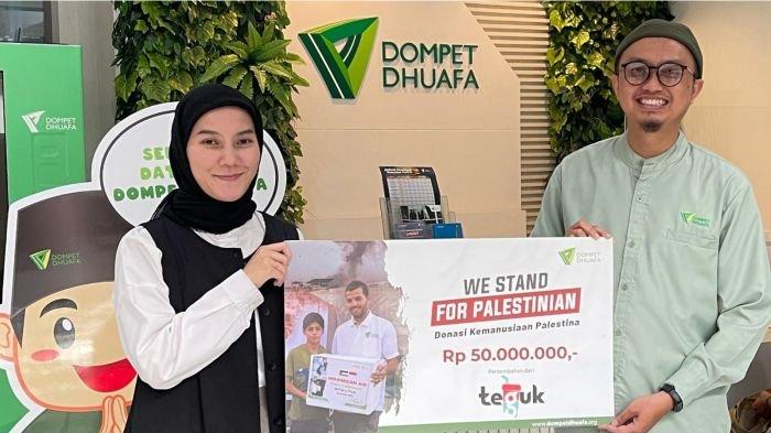 TEGUK Bersama Dompet Dhuafa Gulirkan Bantuan Bagi Gaza - Tribunjabar.id