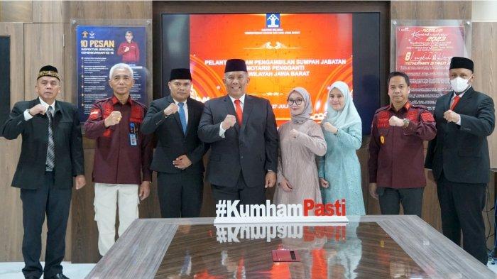 Kakanwil Kemenkumham Jabar Andika Lantik 3 Notaris Pengganti di Wilayah Jawa Barat - Tribunjabar.id