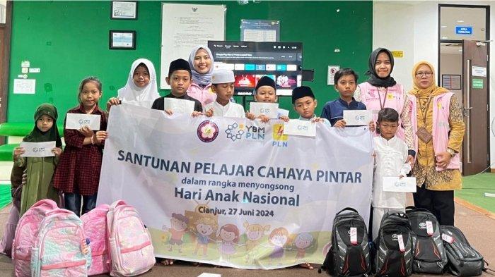 Kolaborasi PLN UP3 Cianjur dan YBM PLN UP3 Cianjur Hadirkan Kebahagiaan pada Anak-anak ...