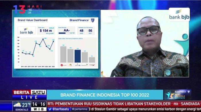 bank bjb Raih Penghargaan Top 100 Most Valuable Brands 2022 - Tribunjabar.id