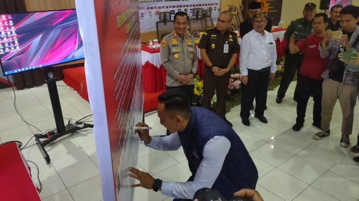 Ini Isi Deklarasi Pemilu Damai yang Ditandatangani 18 Parpol di Kabupaten Cirebon - Tribunjabar.id