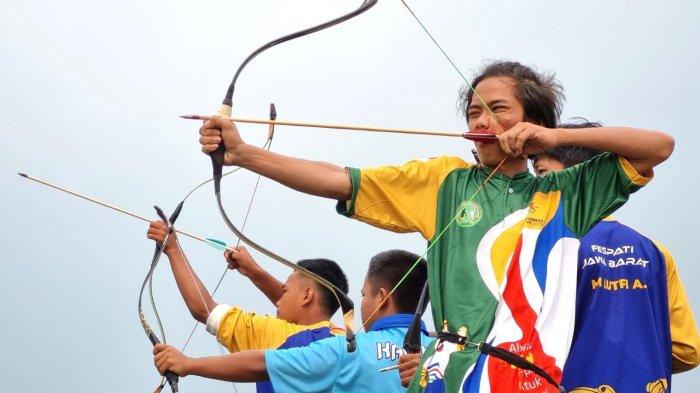 Parade Foto Pertandingan Panahan di Ajang Fornas VII 2023 - Tribunjabar.id