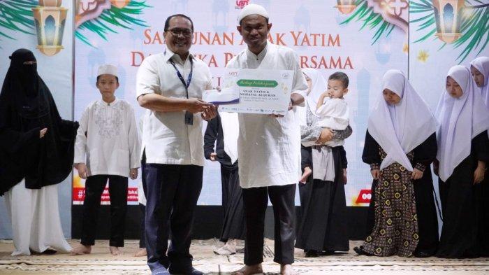 PT Len Industri Beri Santunan 10 Yayasan Yatim Dhuafa - Tribunjabar.id
