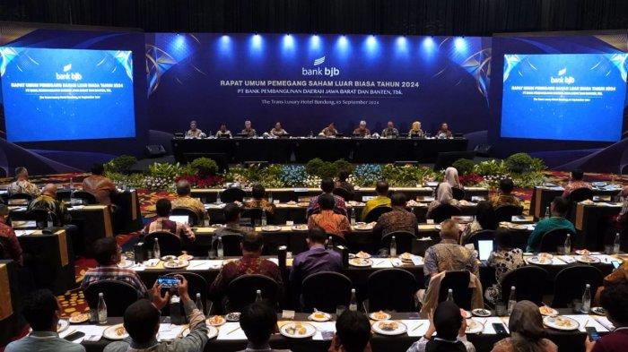 Rapat Umum Pemegang Saham Luar Biasa Tahun 2024 Bank BJB - Tribunjabar.id