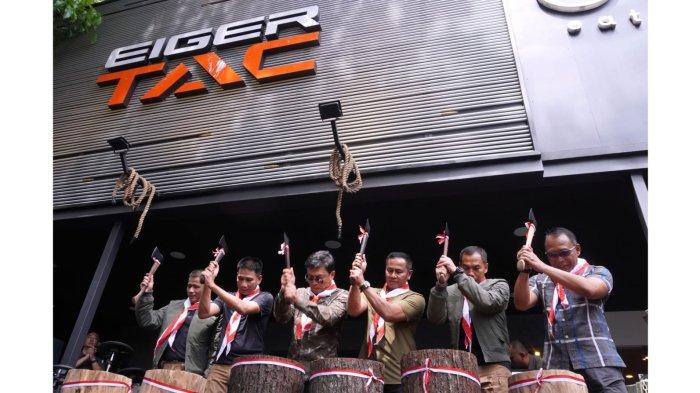 Grand launching Toko Pertama Eiger TAC di Kota Bandung - Tribunjabar.id