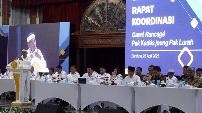 Ribuan Kades dan Lurah Se-Jabar Ikuti Rakor Gawe Rancage - Tribunjabar.id