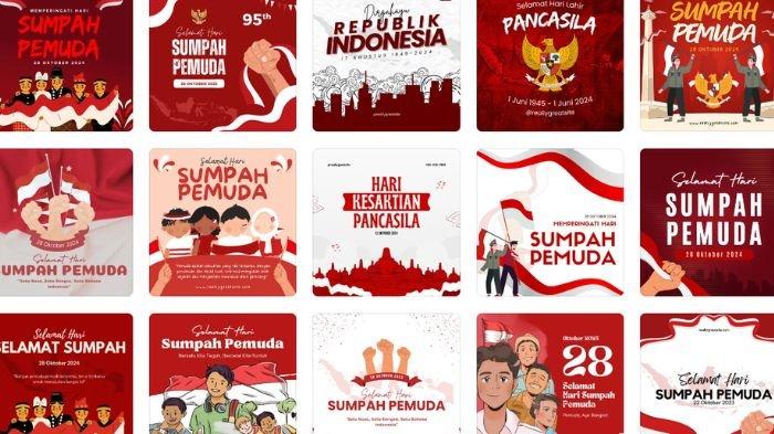 60 Poster Gambar Menarik Hari Sumpah Pemuda 2024 dan Caption Bahasa Inggris, Tinggal Download ...