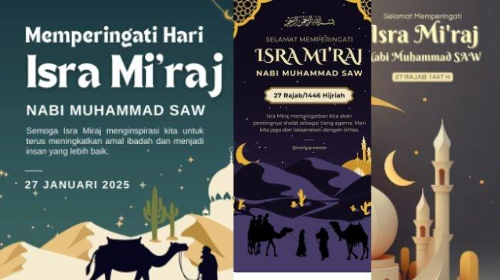 Download 30 Poster Isra Miraj 2025 Desain Menarik dan Gratis, Jadikan ...