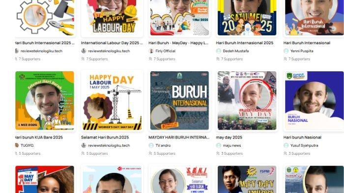 40 LINK Twibbon Hari Buruh 2025 Desain Menarik dan Gratis, Lengkap Contoh Caption untuk Ucapan 1 ...