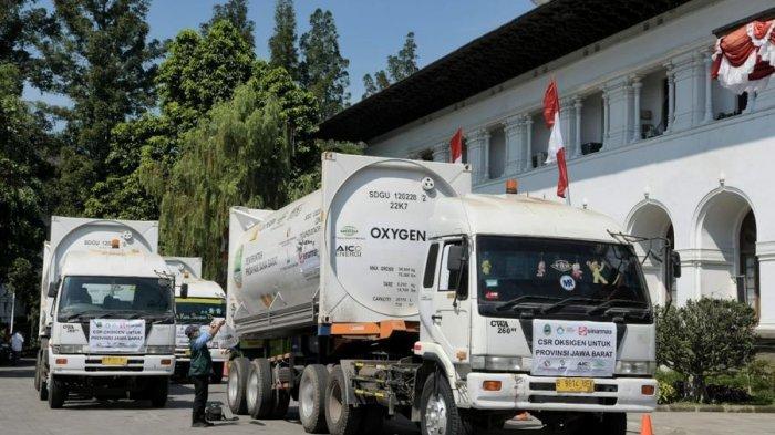 Jawa Barat Terima 85,8 Ton Oksigen Cair dari Sumatra Selatan untuk ...