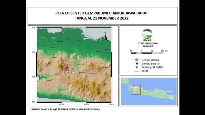 BMKG Catat Ada 90 Gempa Susulan usai Gempa Cianjur, Terbesar M 4,2, Masyarakat Diimbau Tetap ...