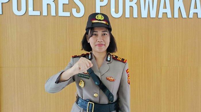 SOSOK Muthia Khansa Nurwijaya Kasat Lantas Perempuan Pertama di Polres Purwakarta, Masih 30 ...