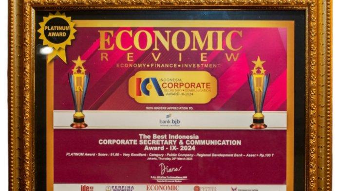 bank bjb Raih Penghargaan The Best Corporate Secretary and Communication di Ajang ICCA 2024 ...