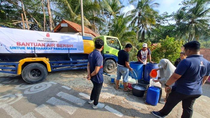 Terdampak Kekeringan, Tiga Desa di Pangandaran Mendapat Bantuan Air Bersih - Tribunjabar.id
