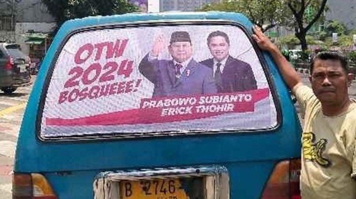 Beredar Stiker Prabowo – Erick di Angkot Dinilai Sebagai Dorongan dari ...