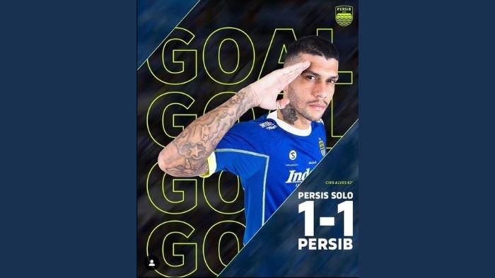 SOSOK Ciro Alves, Cetak Gol Berhasil Samakan Kedudukan Persib Bandung 1 ...
