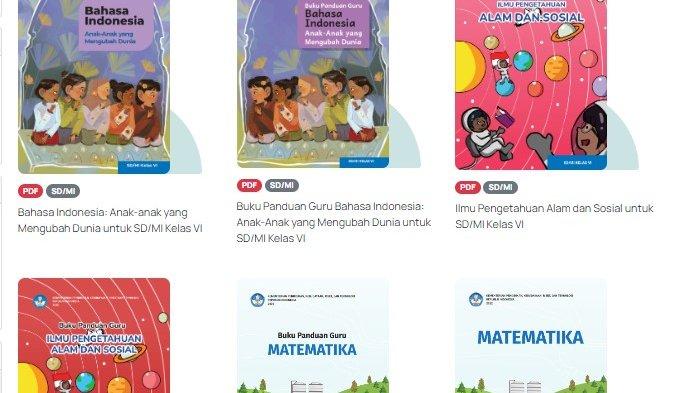 LINK Download Buku Kurikulum Merdeka Kelas 6 SD Format PDF, Gratis Semua Matpel untuk Guru ...