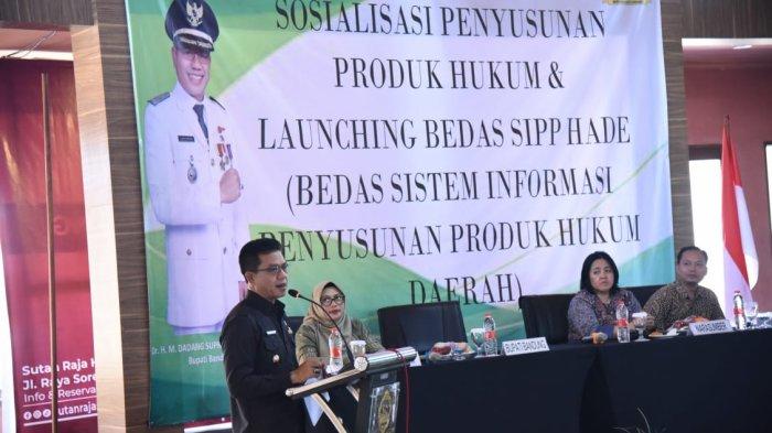 Digitalisasi Produk Hukum, Bupati Bandung Launching Aplikasi Bedas ...