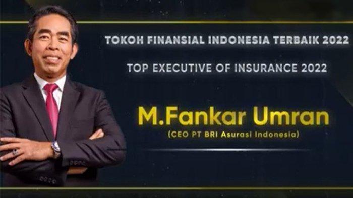 CEO BRINS M. Fankar Umran , Raih Penghargaan Top Executive of Insurance 2022 - Tribunjabar.id