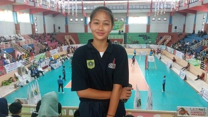 Masih Kelas 2 SMP, Penampilan Dara Cantik pada Ajang Bola Voli Porprov ...