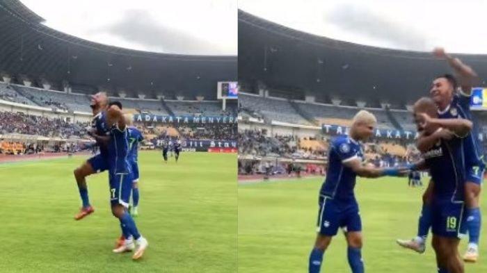Momen David da Silva Rayakan Kemenangan Persib Curi Perhatian, Bobotoh ...