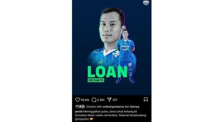 Eriyanto Jadi Korban Pertama Perampingan Skuad Persib Bandung di Era ...