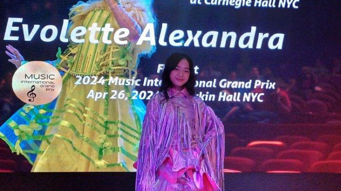 Sosok Evolette Alexandra, Penyanyi Cilik Indonesia Juara 1 Music ...