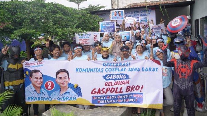 Gabung Gaspoll Bro, Komunitas Cosplay Jabar Deklarasi Dukung Prabowo-Gibran - Tribunjabar.id